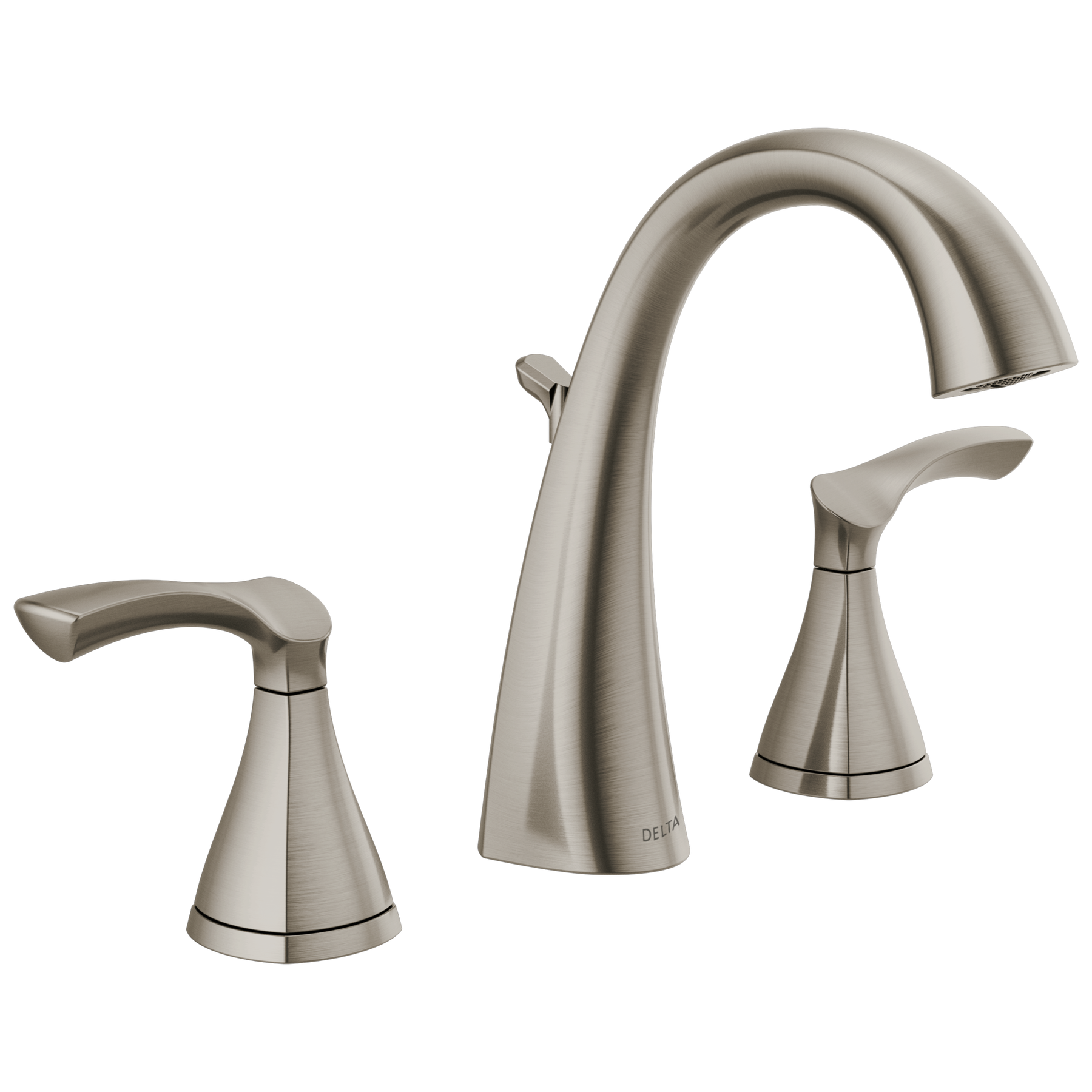 Delta Sandover SpotShield Brushed Nickel 2‑Handle Widespread WaterSens ...
