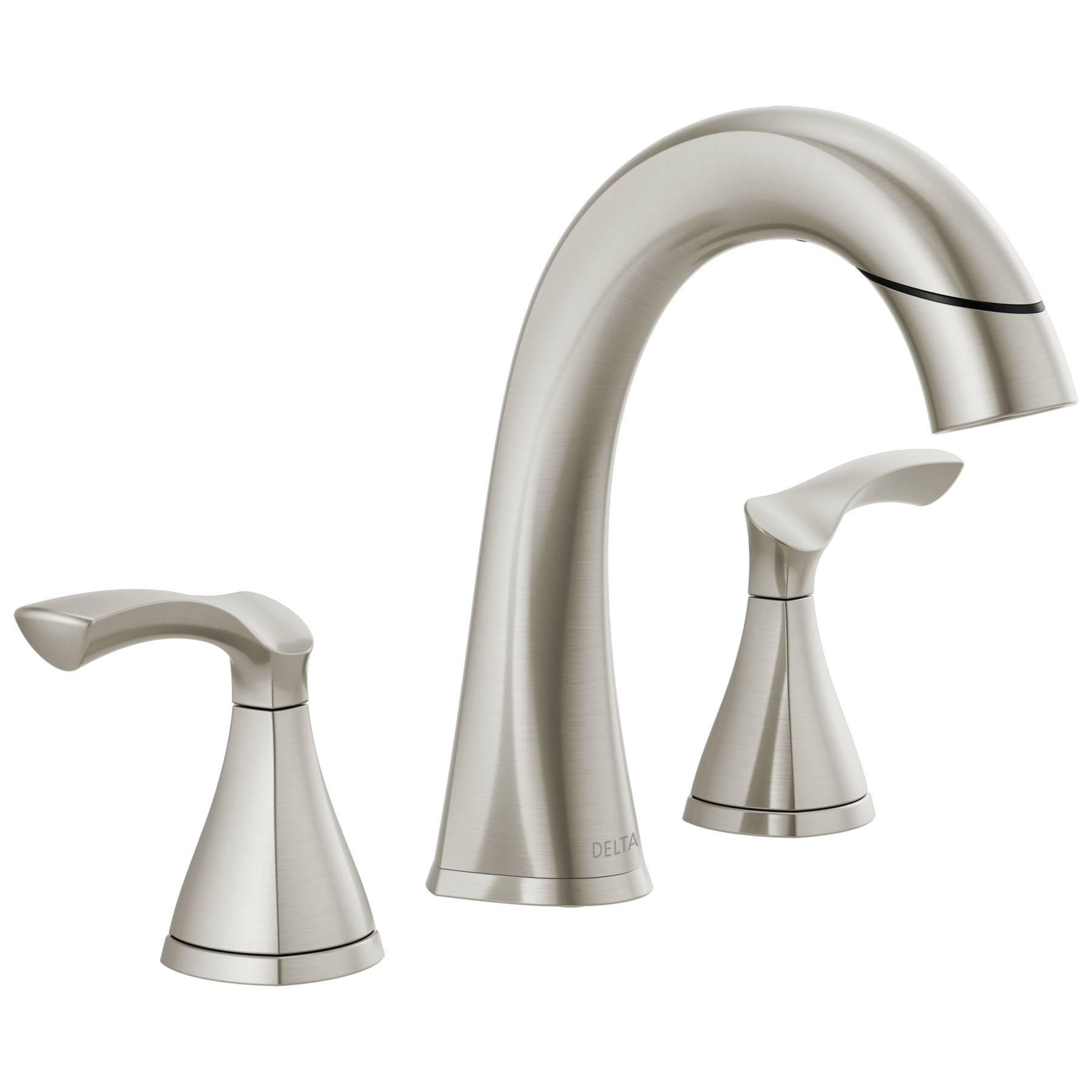 Delta Sandover SpotShield Brushed Nickel 2‑Handle Widespread WaterSens ...