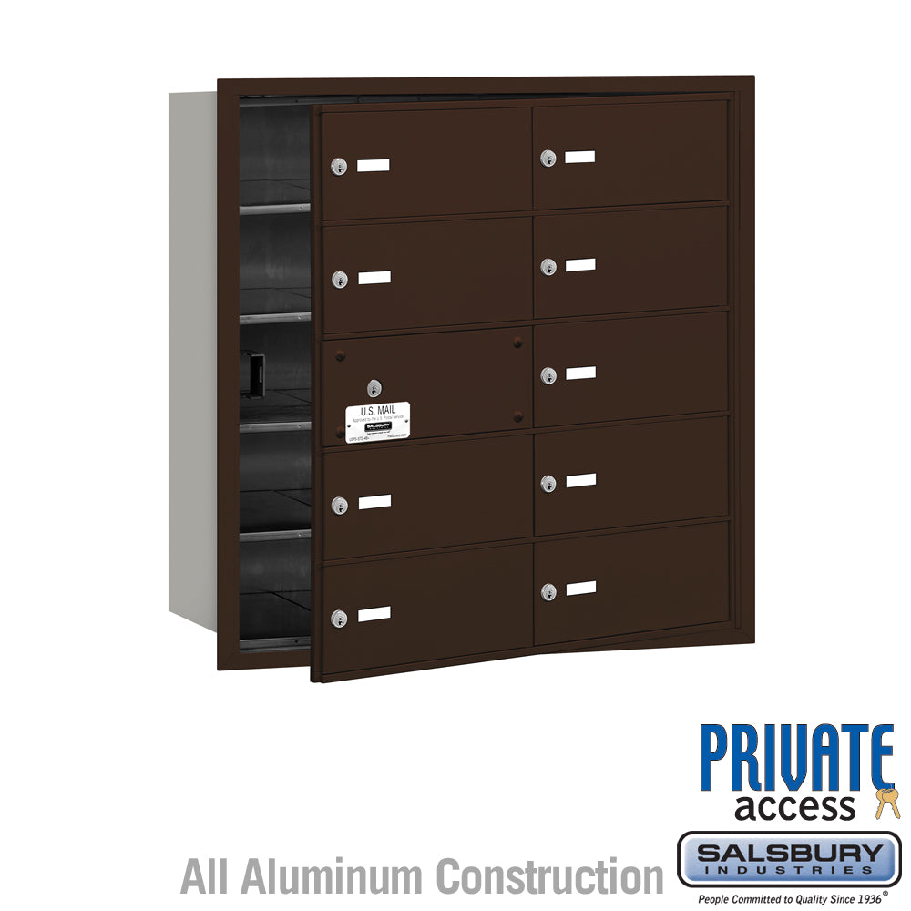 Bronze 4B+ Horizontal Mailbox with 10 B Doors - Private Access – Super ...