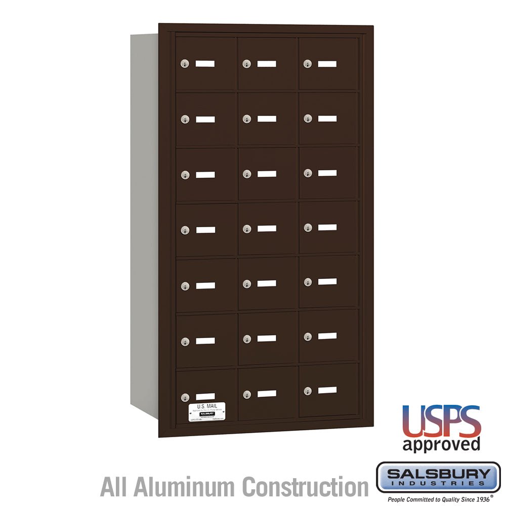 Bronze Rear Loading Mailbox with 21 Doors - USPS Approved – Super Arbor