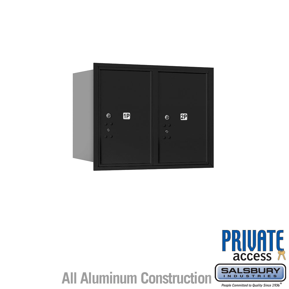 6 Door High Recessed Mounted 4C Horizontal Parcel Locker with 2 Parcel ...