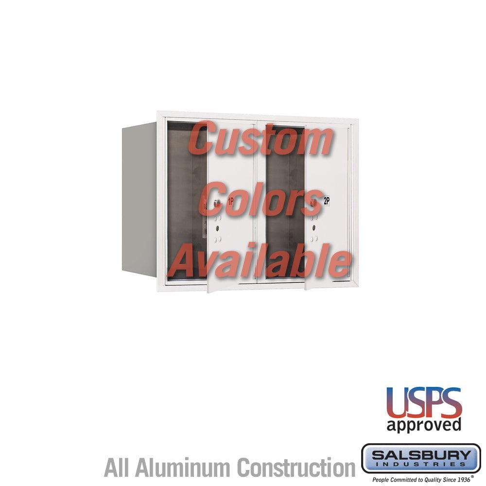 Recessed Mounted 4C Parcel Locker - Double Column, 6 Door High, Front ...