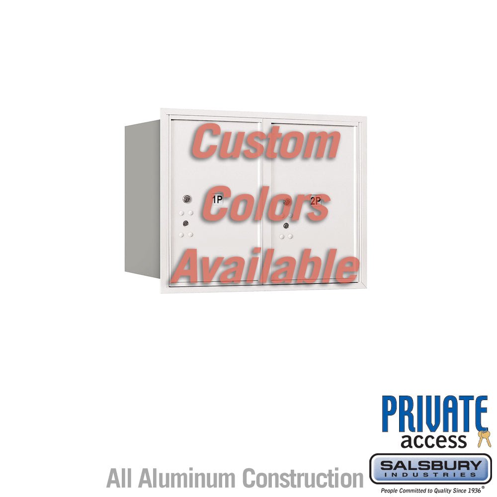 Recessed Mounted 4C Parcel Locker - Double Column - Rear Loading - Pri ...