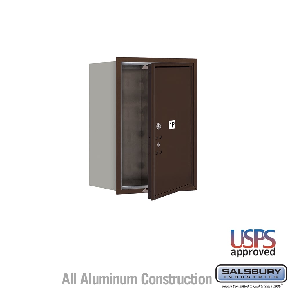 6-Door High Recessed Mounted Parcel Locker with USPS Access - Bronze ...