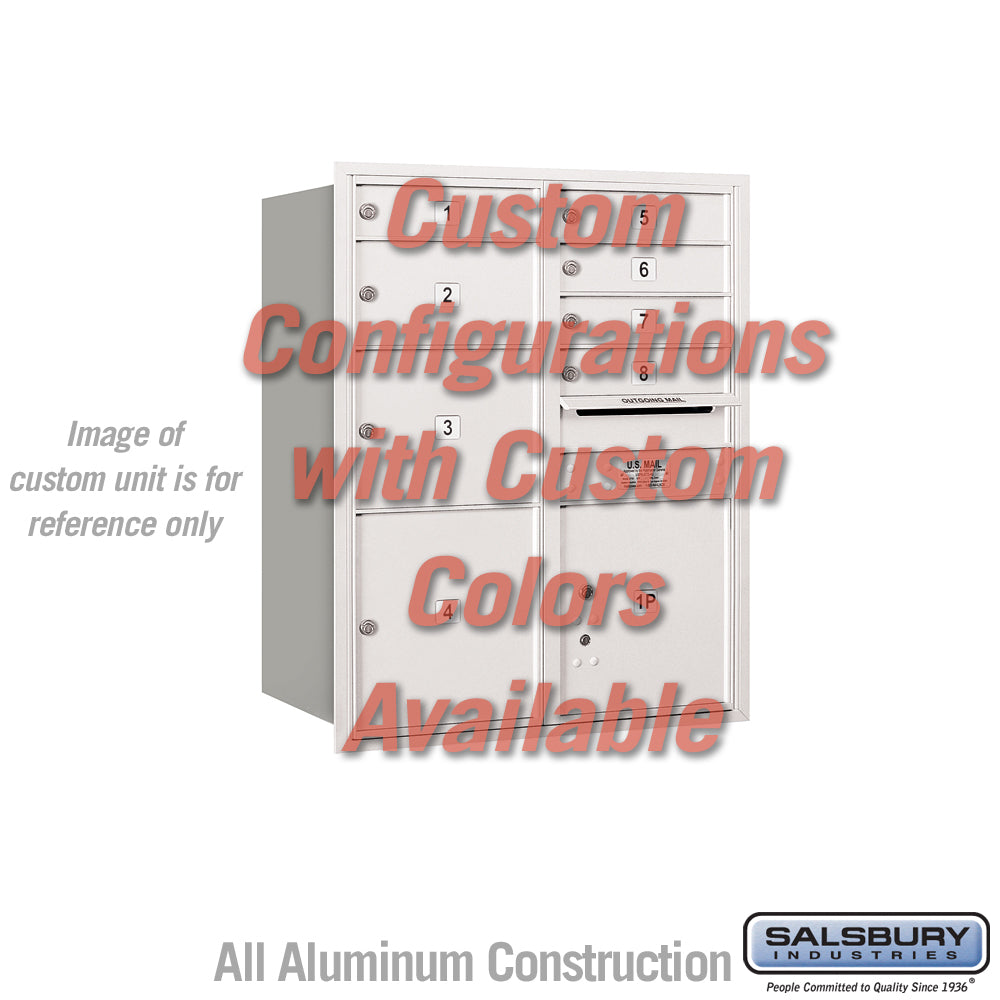 Recessed Mounted 4C Horizontal Mailbox - 10 Door High Unit - Double Co ...