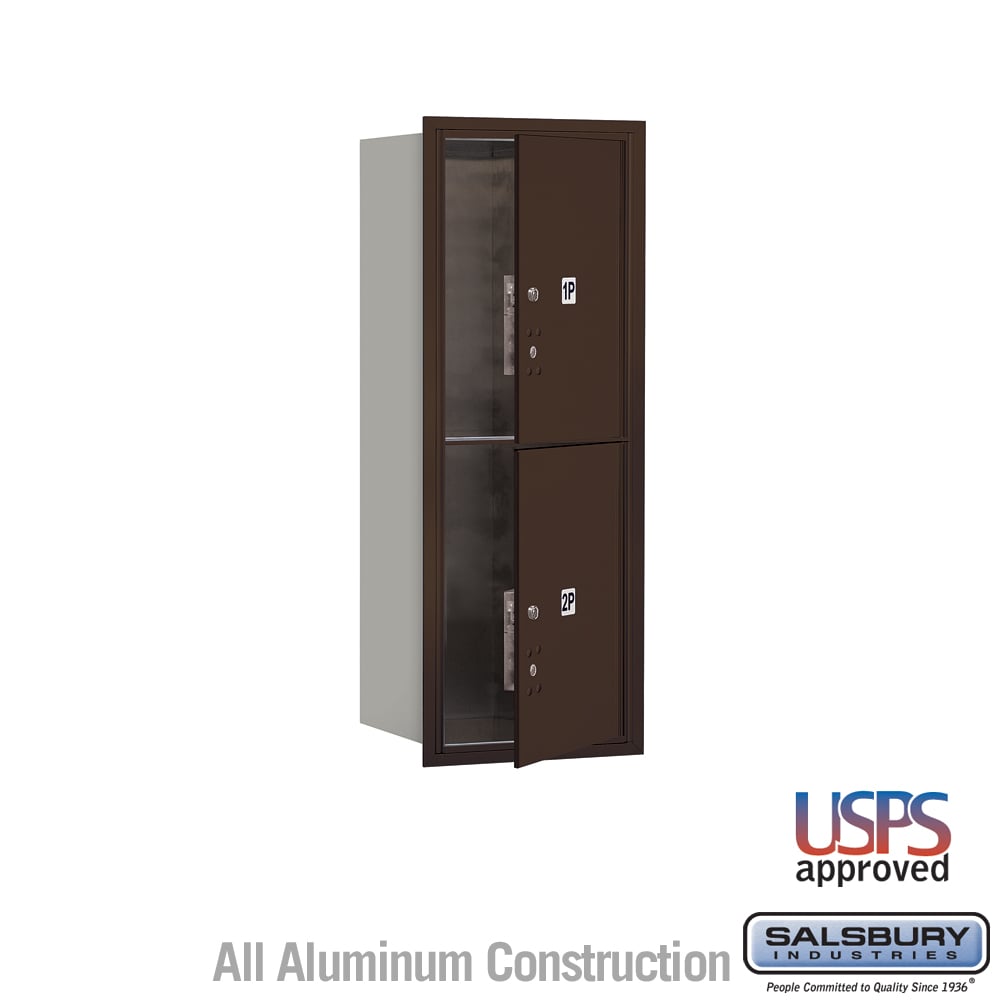 10 Door High Recessed Mounted Parcel Locker with USPS Access – Super Arbor