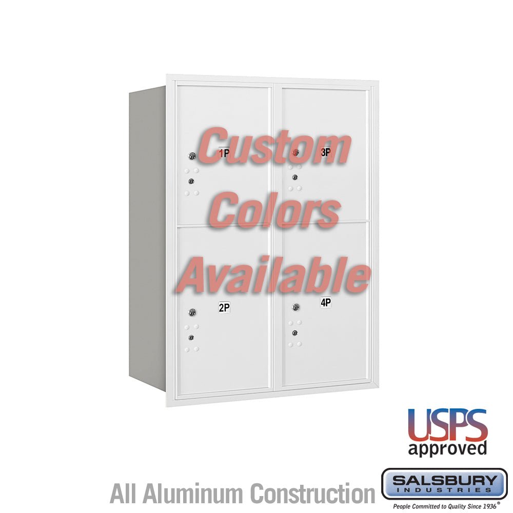 Recessed Mounted 4C Parcel Locker - 11 Door High Unit - Double Column ...