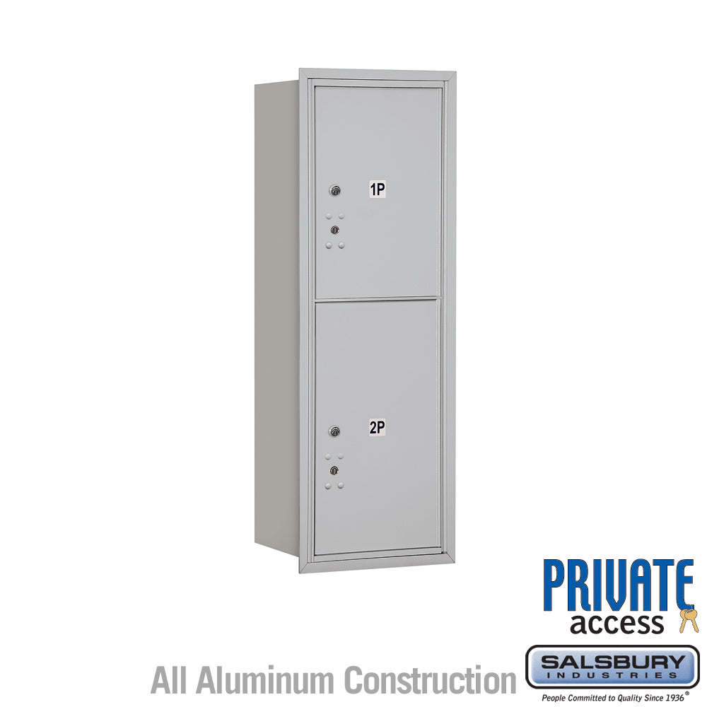11-Door Recessed Mounted Parcel Locker with 2 Parcel Compartments - Re ...