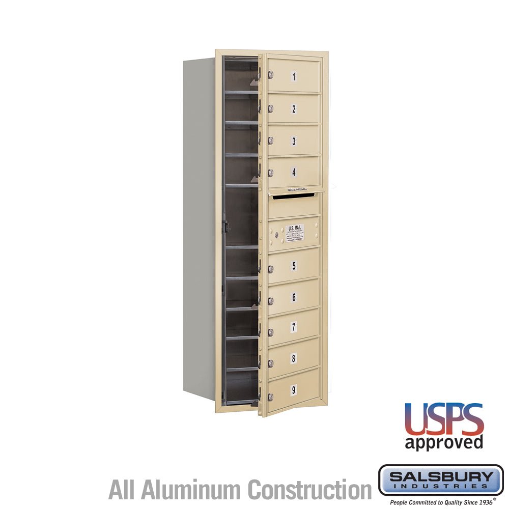 11 Door High Recessed Mounted 4C Horizontal Mailbox with USPS Access ...