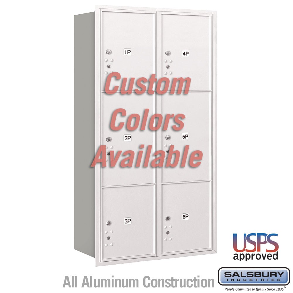 Recessed Mounted 4C Parcel Locker - Double Column - Rear Loading - USP ...