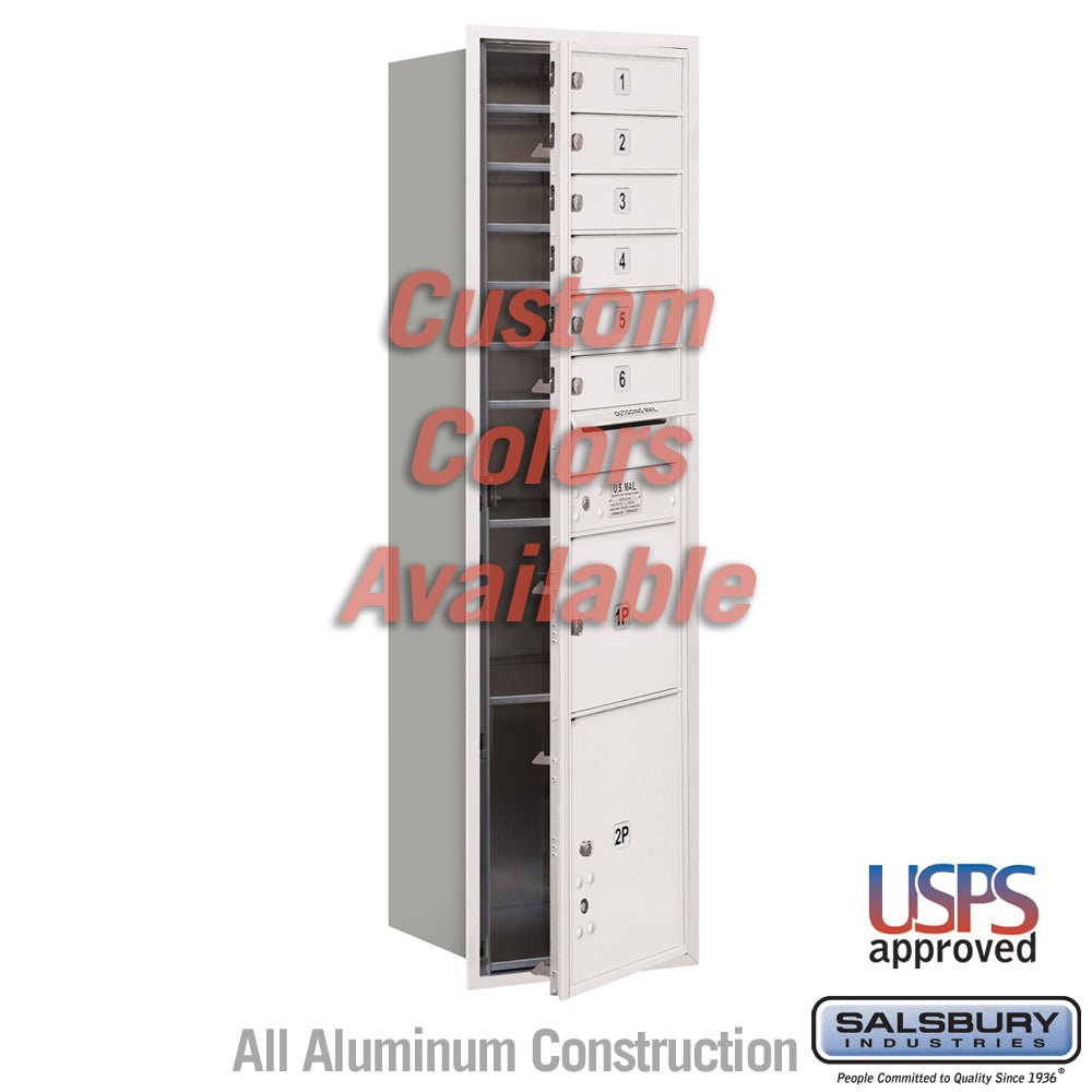 Recessed Mounted 4C Horizontal Mailbox - Maximum Height Unit with Parc ...