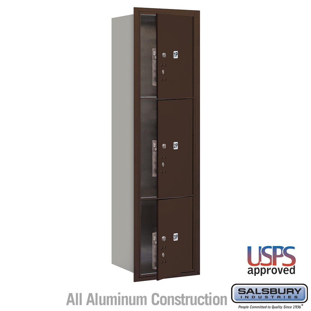 Maximum Height Recessed Mounted 4C Horizontal Parcel Locker with USPS ...