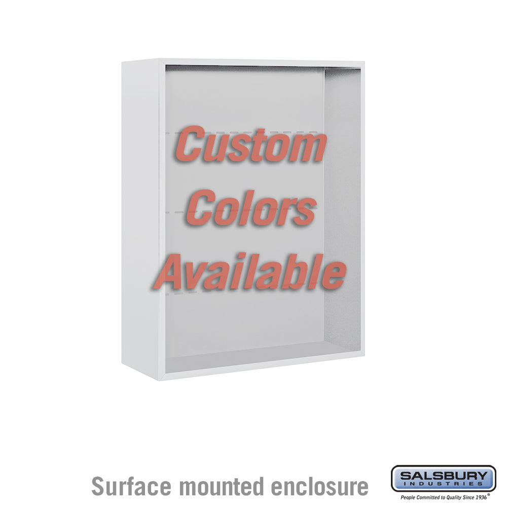 Surface Mounted Enclosure for Double Column 4C Horizontal Mailbox Unit ...