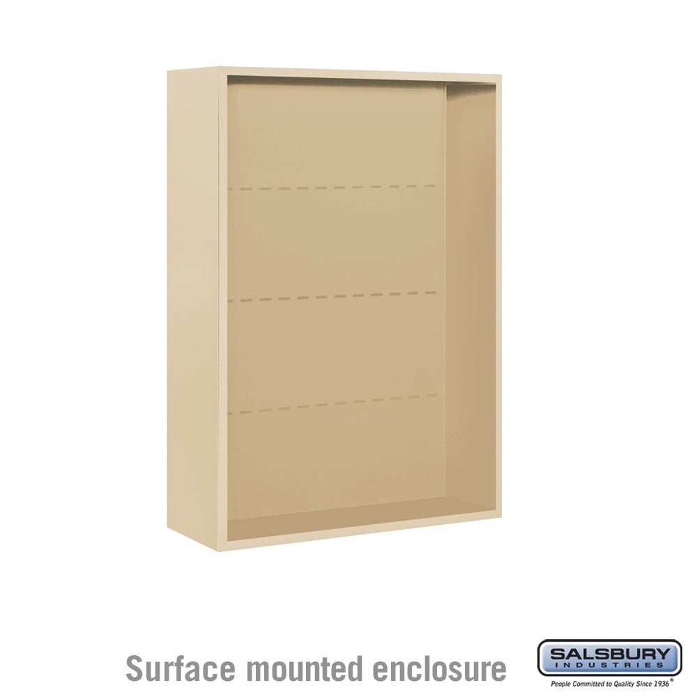 Surface Mounted Enclosure for Double Column Mailbox - Sandstone – Super ...