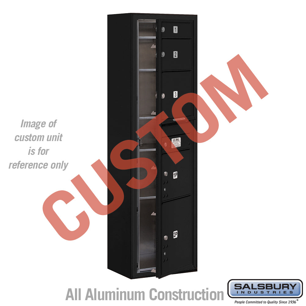 Surface Mounted 4C Horizontal Mailbox Unit - Maximum Height - Single C ...