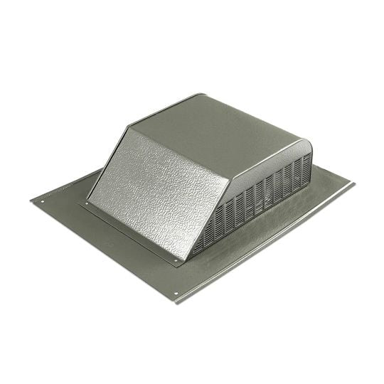 GAF MasterFlow 960 Series Aluminum Slant-Back Roof Louver, Weathered W ...