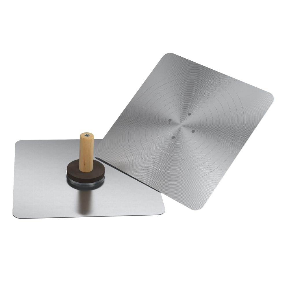 Bon Tool 14-Inch Aluminum Drywall Hawk with 5-Inch Wood Handle and Cal ...