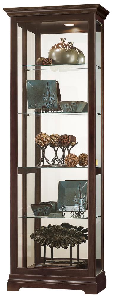 Howard Miller Curio cabinet Traditional Espresso Wood Curio Cabinet ...
