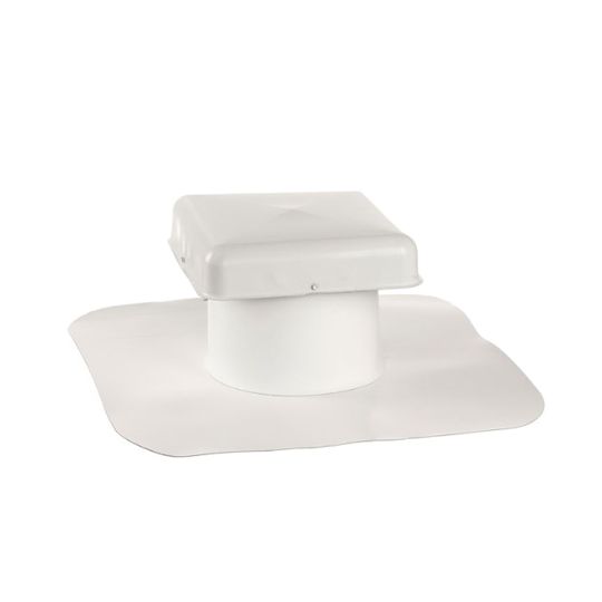 GAF EverGuard One-Way TPO Vent, 8 in. Diameter, 45 mil, TPO Membrane ...