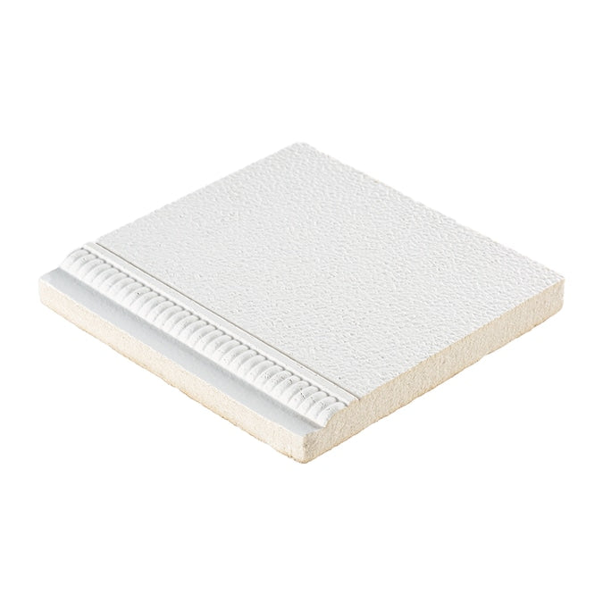 Armstrong Ceilings Fluted White Mineral Fiber Drop Ceiling Tile Sample ...