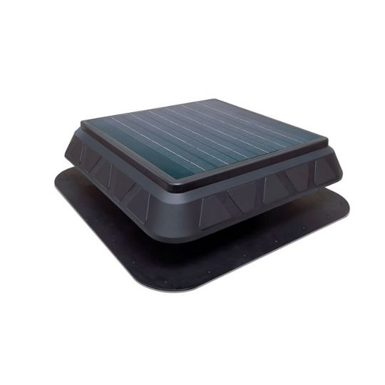 GAF MasterFlow Green Machine High-Power Solar Roof Vent, 750 CFM ...