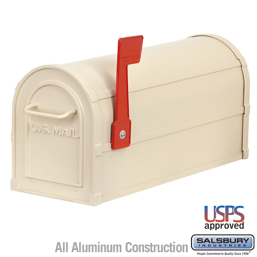 Heavy Duty Rural Mailbox in Sandstone – Super Arbor
