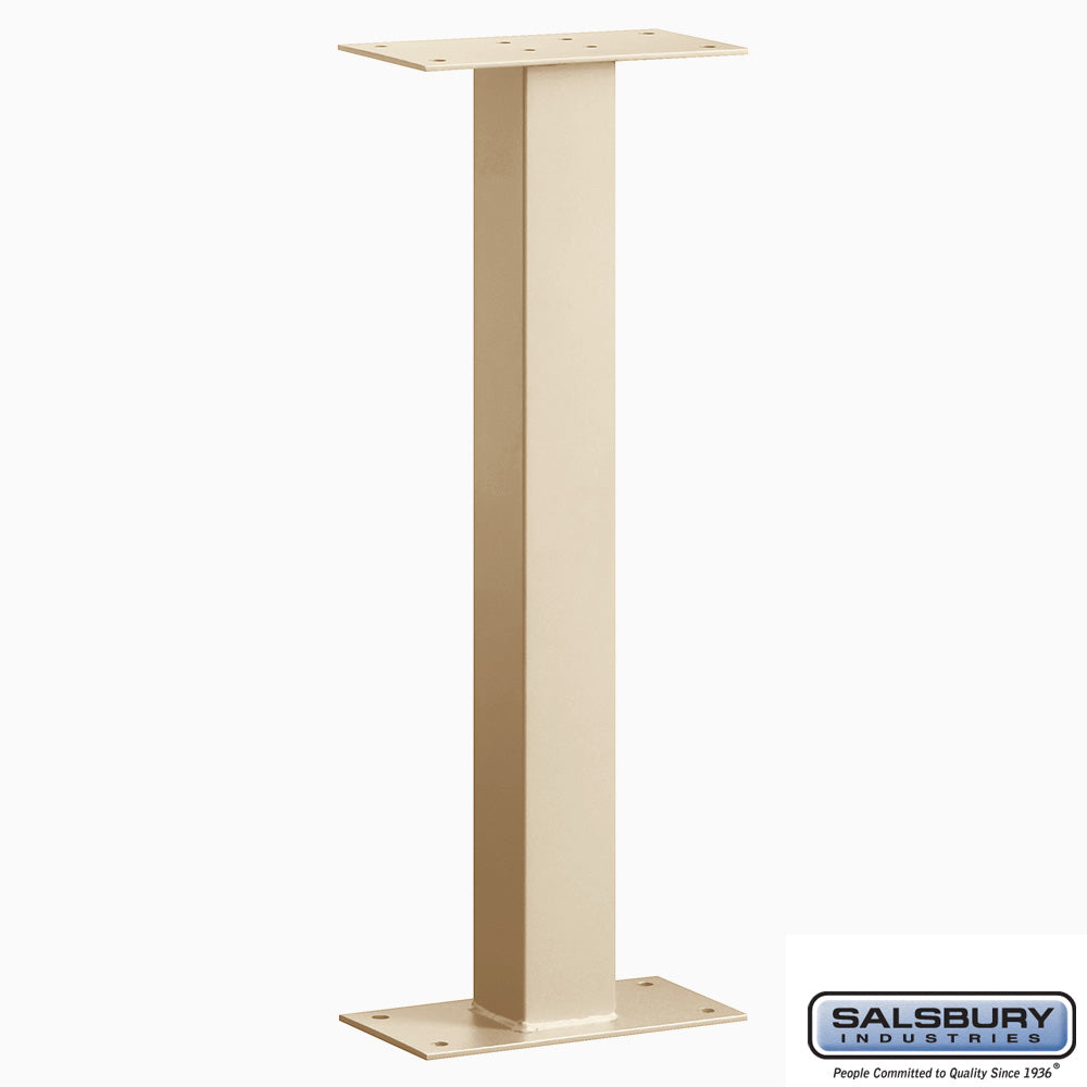 Standard Mailbox Post - Bolt Mounted - Sandstone – Super Arbor