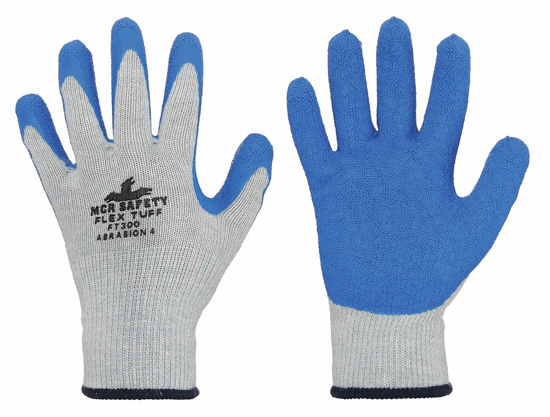 MCR SAFETY Flex Tuff NXG FT300 Latex-Coated Gloves - XL, Gray – Super Arbor