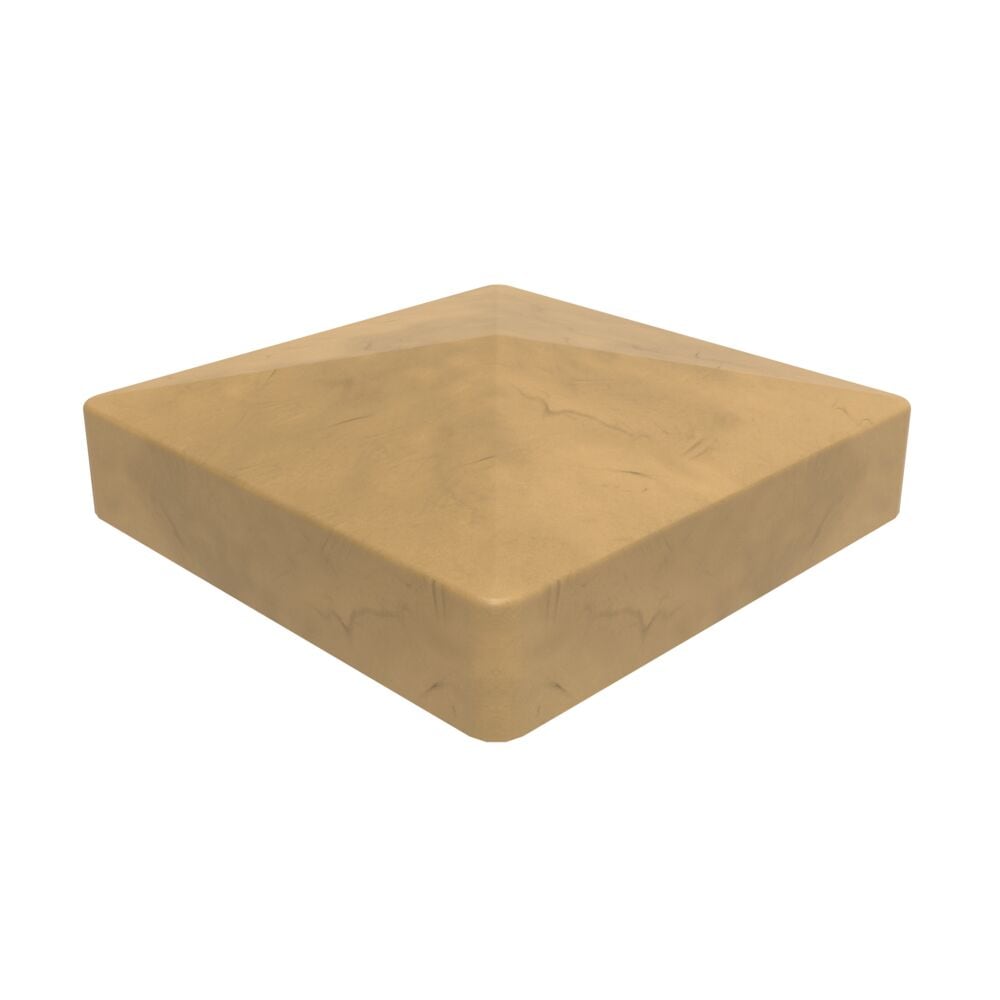 Freedom 5-in W x 5-in L Cypress Vinyl Fence Post Cap- Fits Common Post ...