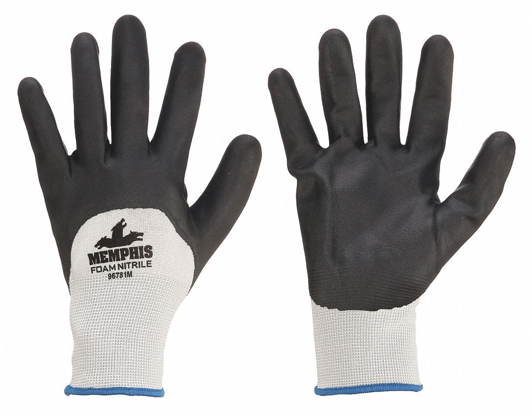 MCR SAFETY 2XL Sandy Foam Nitrile Coated Gloves – Super Arbor
