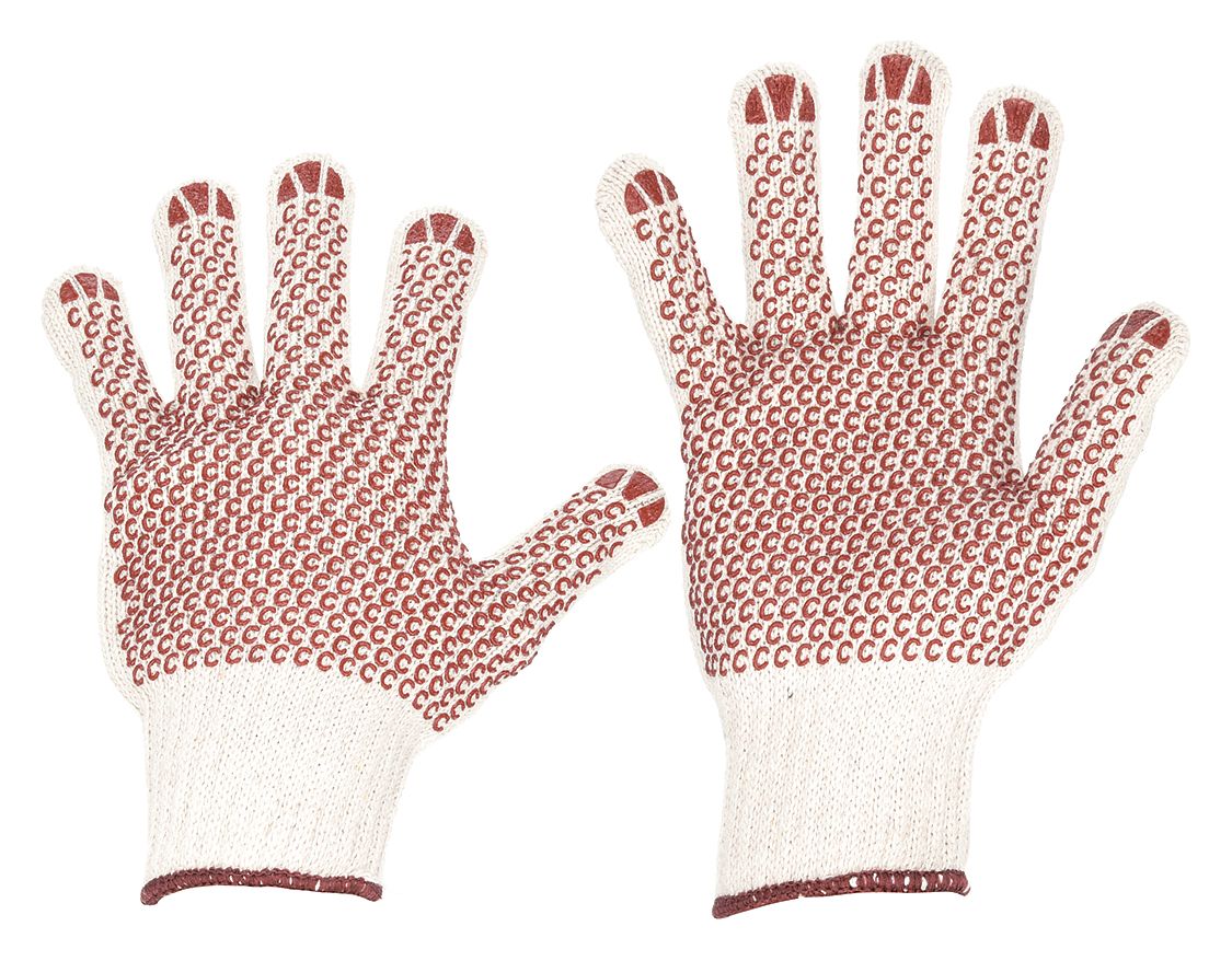 CONDOR XL Knit Gloves: Dotted PVC Coating for Secure Grip – Super Arbor