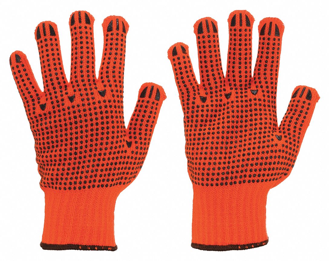 CONDOR XL Dotted PVC Task Gloves - Full Finger Protection – Super Arbor