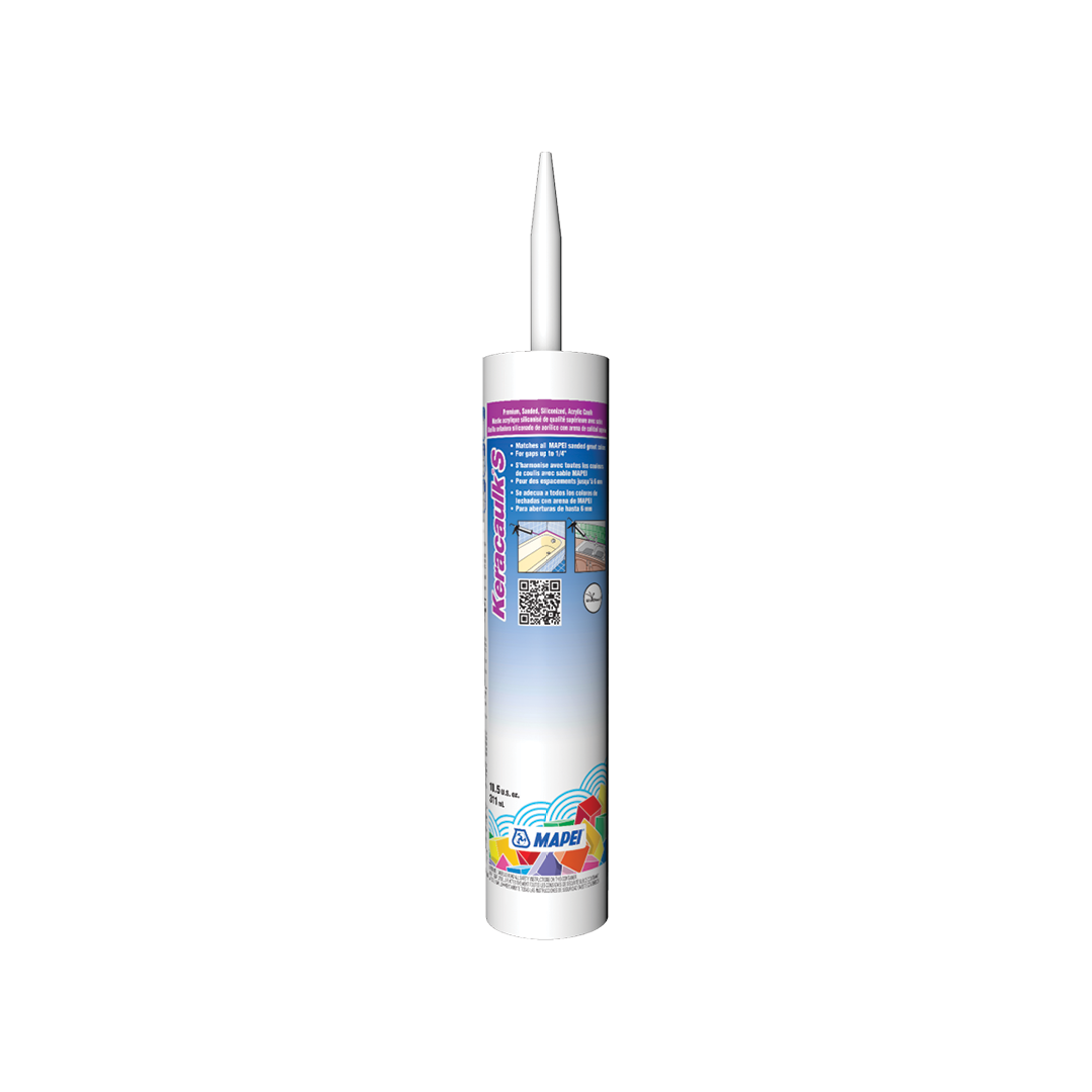 MAPEI Keracaulk S Sanded Siliconized Acrylic Caulk – 01 Alabaster ...