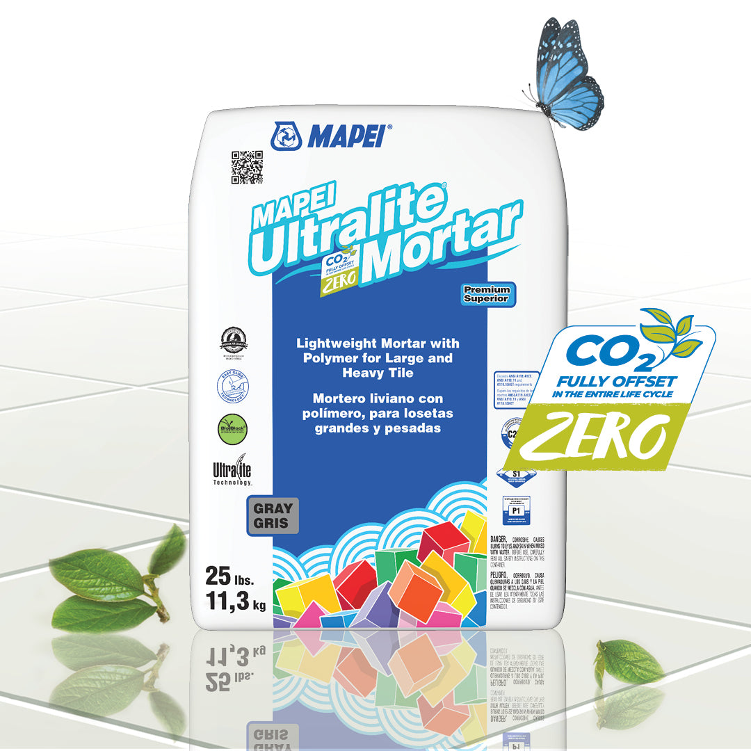 MAPEI Ultralite White Mortar, 25 lb Lightweight Polymer-Modified Thin ...