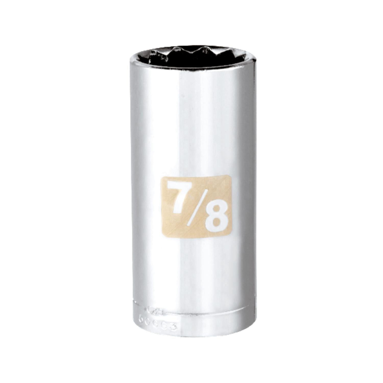 Craftsman SAE 12 Point Deep Socket, 7/8 in. X 3/8 in. Drive – Super Arbor