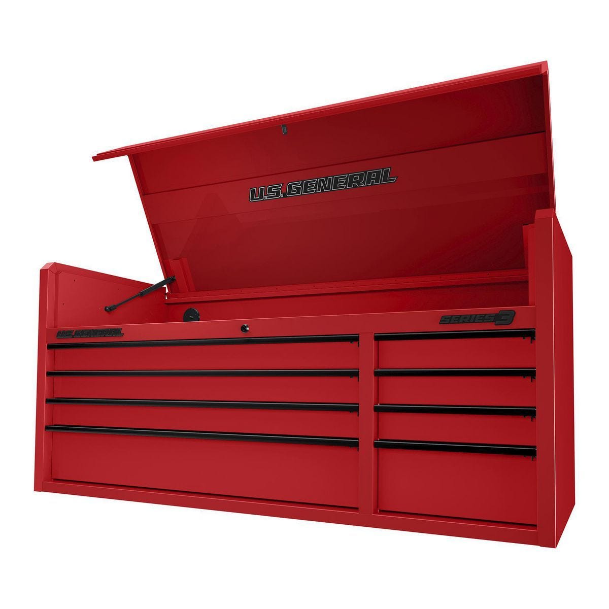 U.S. GENERAL 56 in. x 22 in. Top Chest, Series 3, Red – Super Arbor