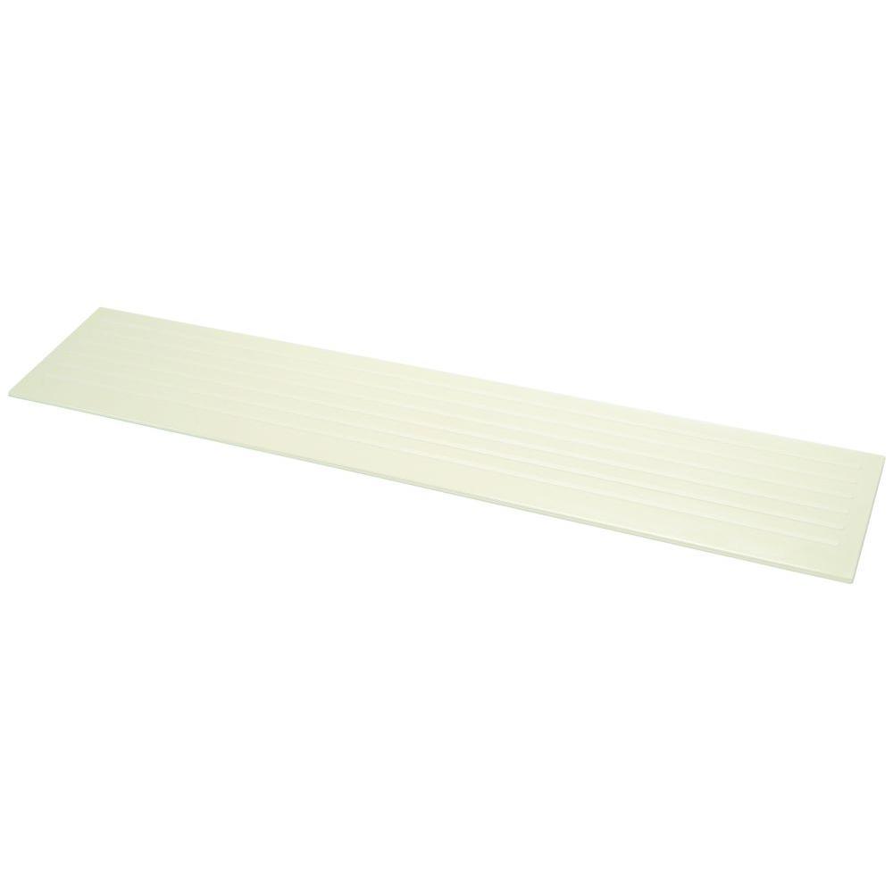 12 in. x 60 in. Entry Ramp in Bone for MUSTEE 360L/R Barrier-Free Show ...