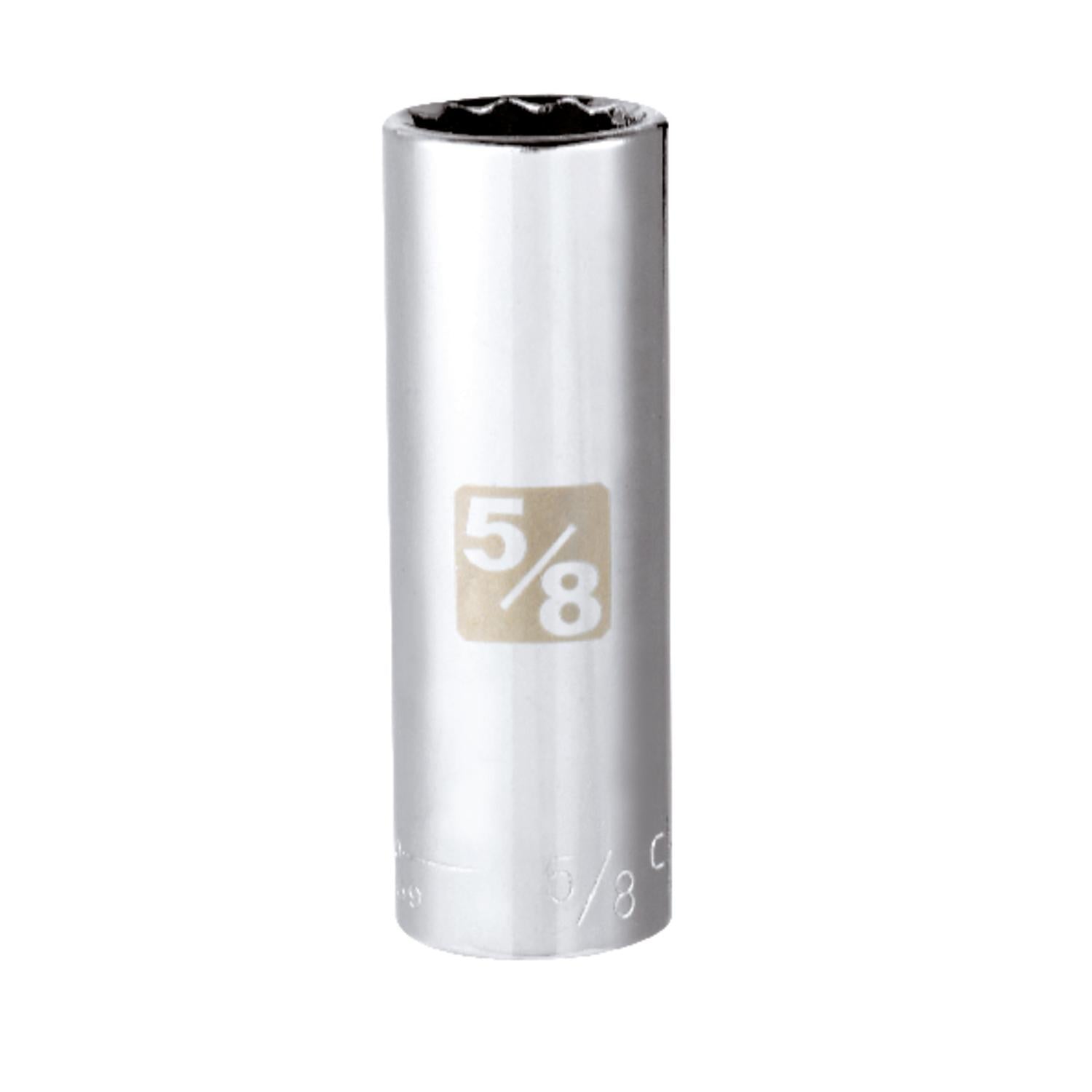 Craftsman 5/8 in. SAE 12 Point Deep Socket, 3/8 in. Drive – Super Arbor