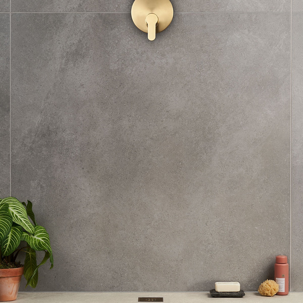 Lux Tile New Rock Fossil Dark Gray 48x48 Matte Porcelain Tile – Super Arbor