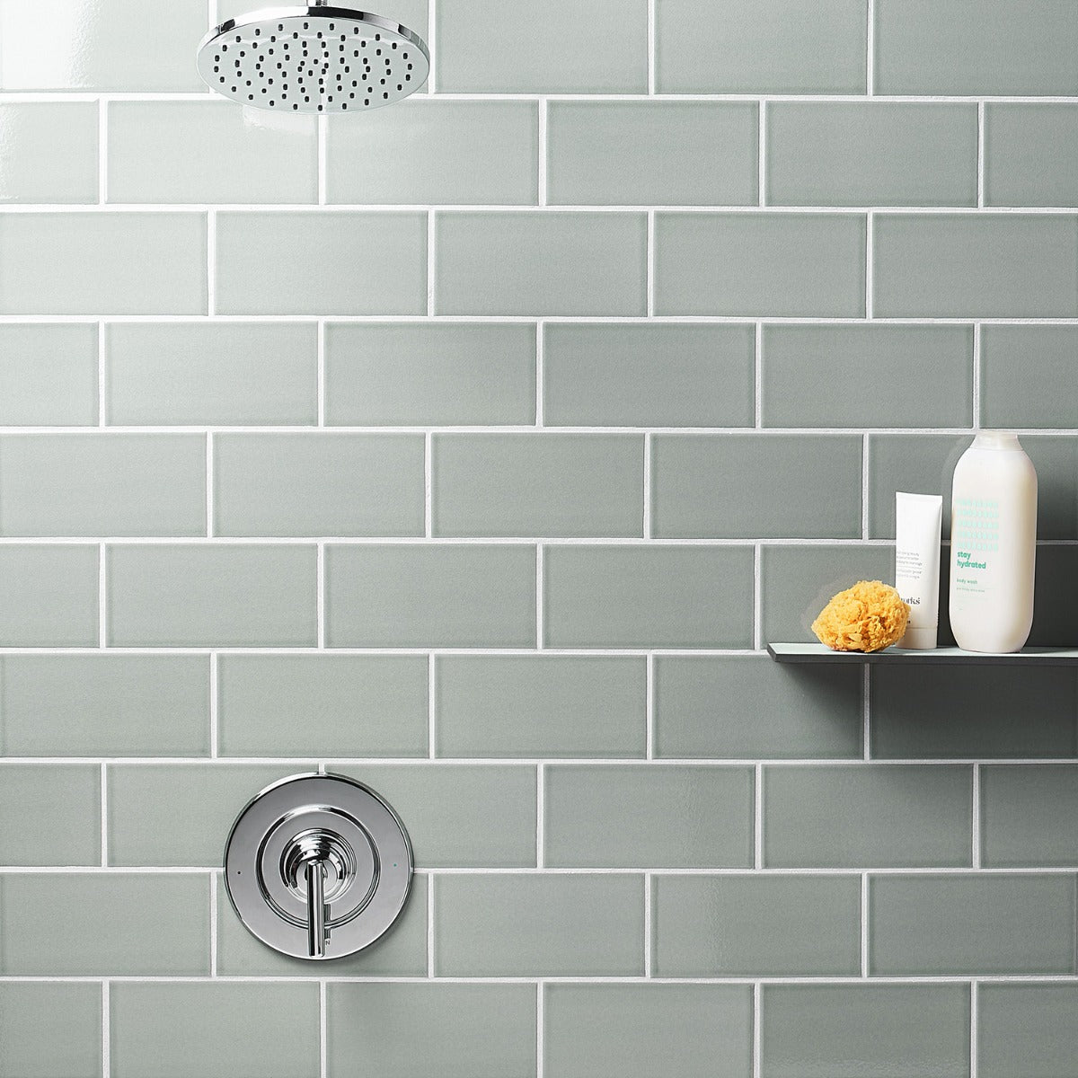 Seaside Steel Blue 4x8 Crackled Glossy Ceramic Tile - Tilebar – Super Arbor