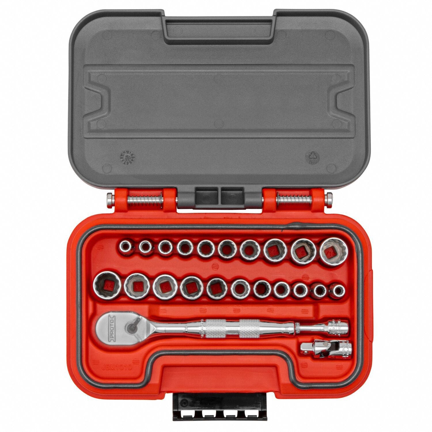 PROTO 24-Piece SAE and Metric Socket Set, 1/4 in Drive – Super Arbor