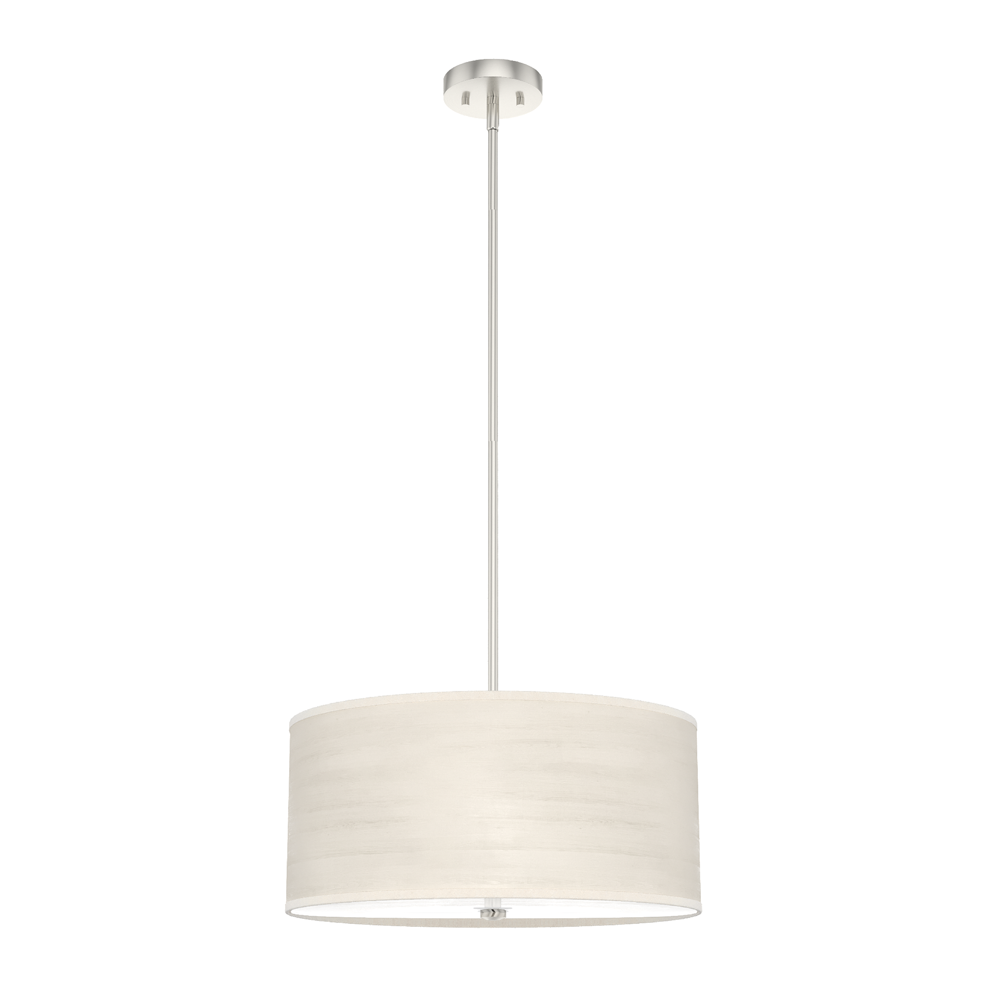 Hunter Solhaven 3-Light Bleached Alder Modern/Contemporary Frosted Gla ...
