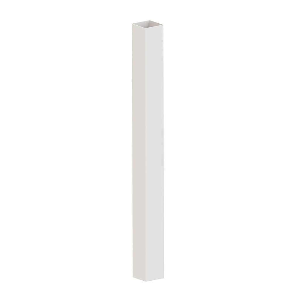 4-in x 4-in x 4-ft White Vinyl Deck Post Sleeve – Super Arbor