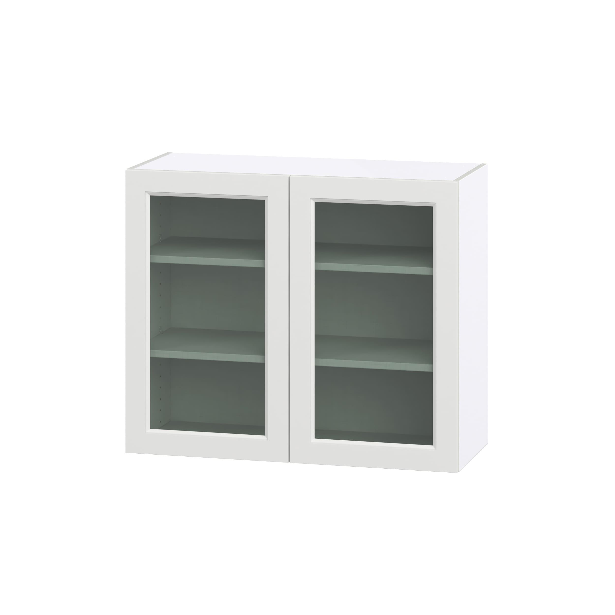 Hugo&Borg Riviera 36-in W x 30-in H x 14-in D Bright White Wall Fully ...