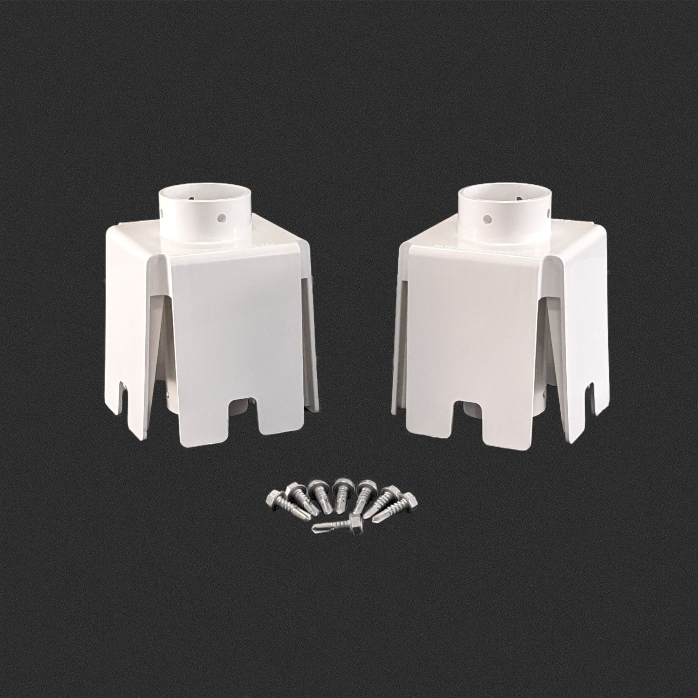 The Rook White PVC For Vinyl Fence 2-Pack – Super Arbor