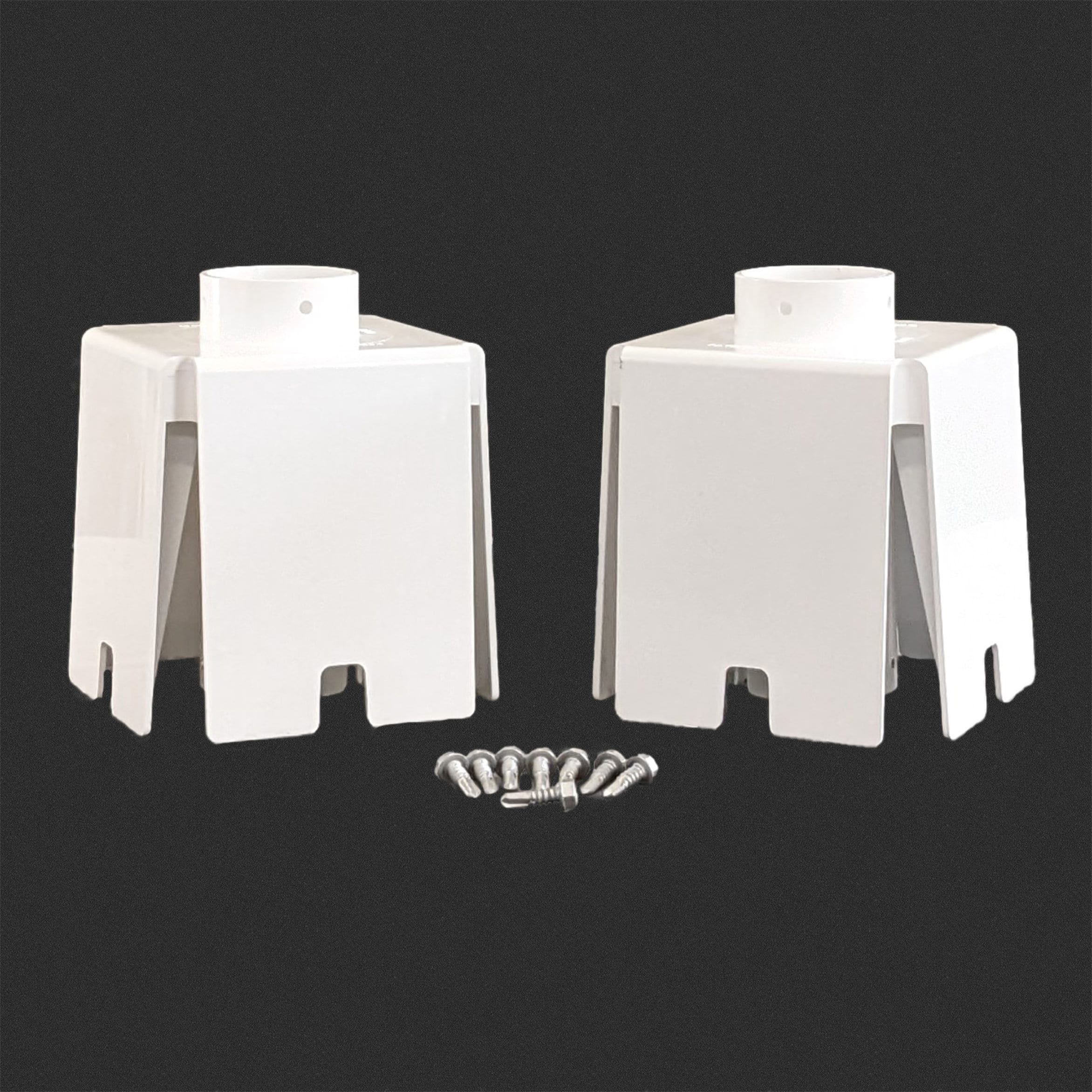 The Rook White PVC For Vinyl Fence 2-Pack – Super Arbor