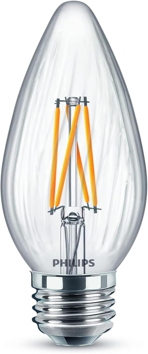 Philips 60-Watt Equivalent F15 Dimmable LED Post Light Bulb, Soft Whit ...