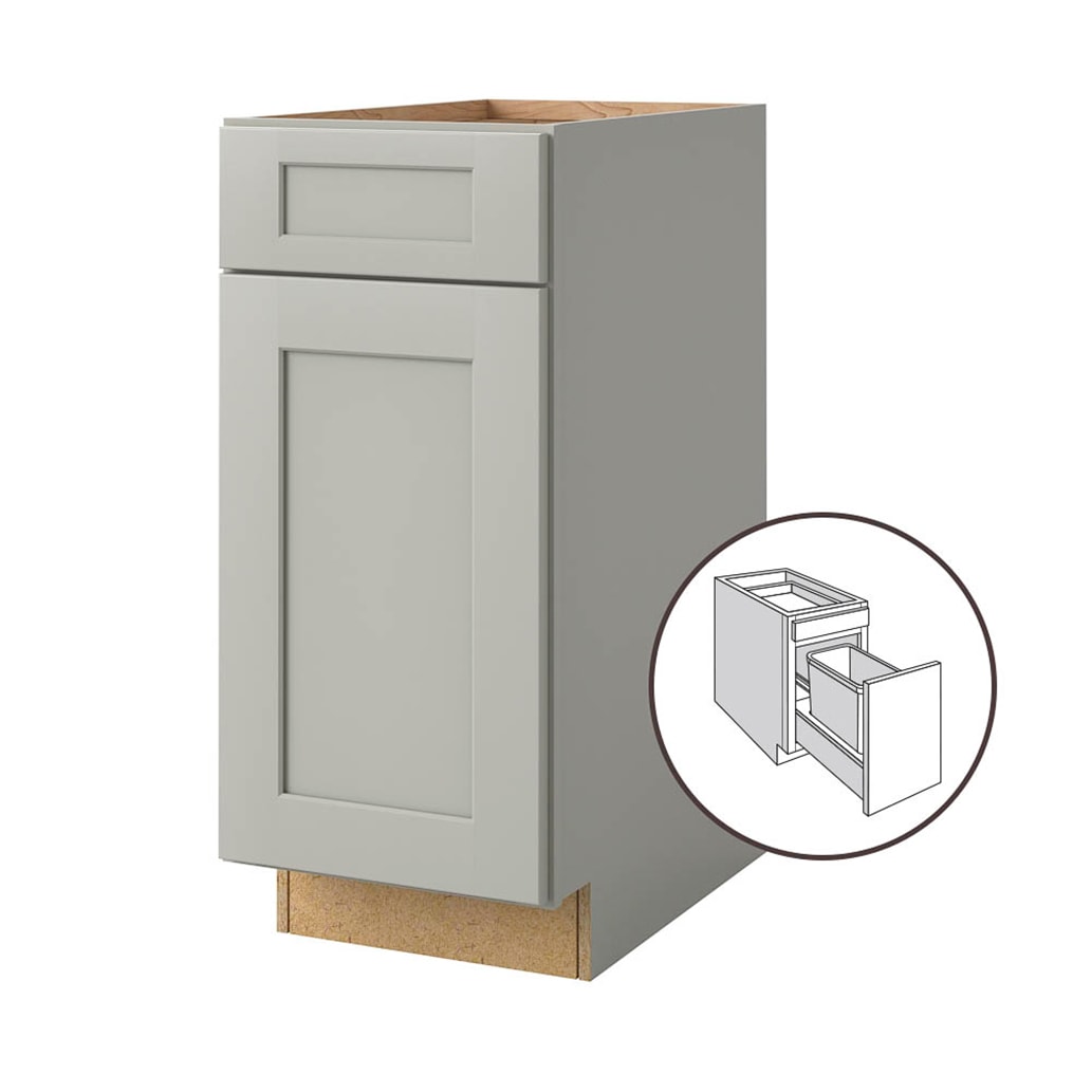 allen + roth Stonewall 15-in W x 34.5-in H x 24-in D Stone 1-Drawer Pu ...