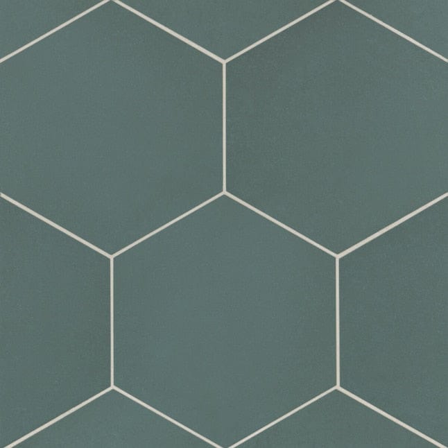 Bedrosians Makoto Arashi Blue 10-in x 11-in Matte Porcelain Floor and ...
