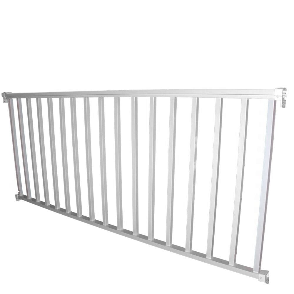 Wolf Handrail 6-ft x 36-in White Aluminum Deck Rail Kit – Super Arbor